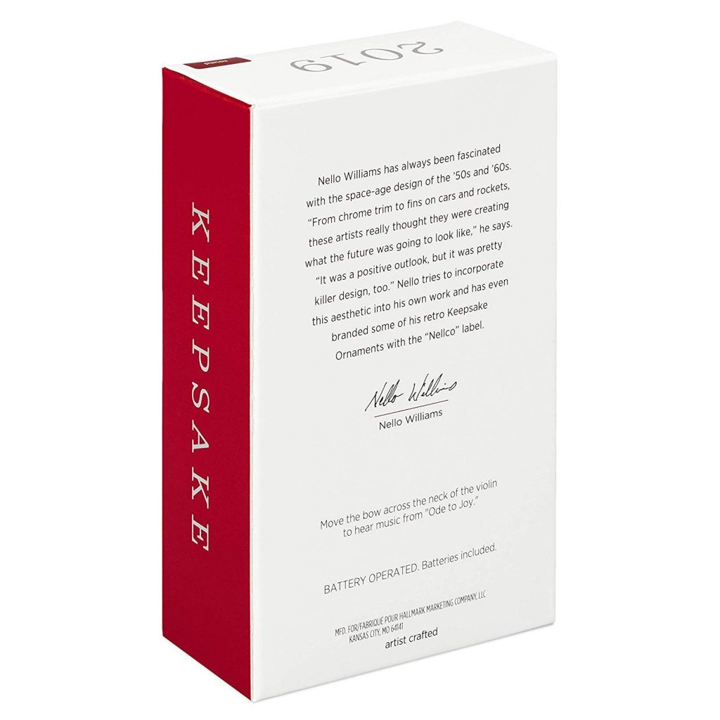 Ode to Joy Violin Music Ornament 2019 - Occasions Hallmark Gifts and More