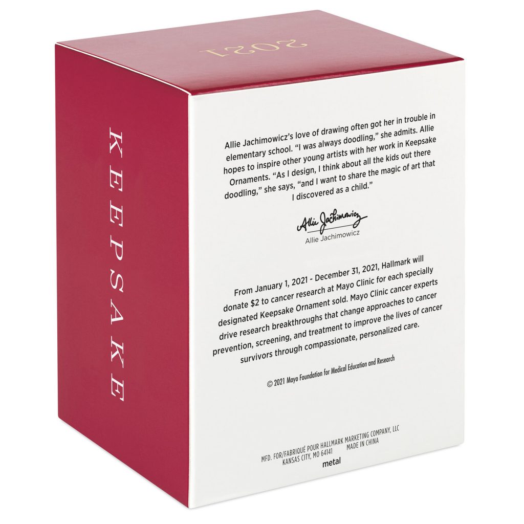 Cancer Survivor's Bell Metal Ornament 2021 Benefitting Cancer Research ...