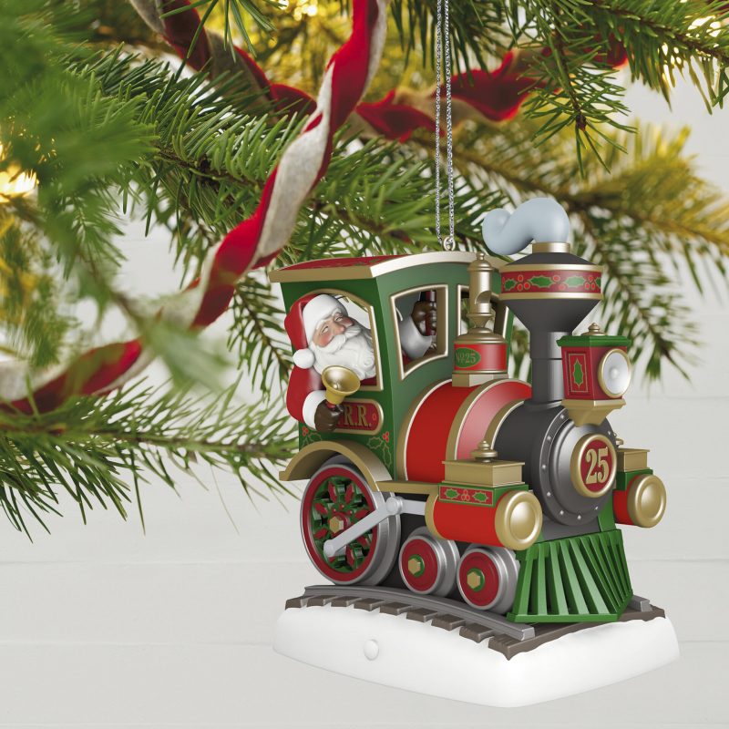 All Aboard! Santa Train Musical Ornament With Light and Motion 2021 ...