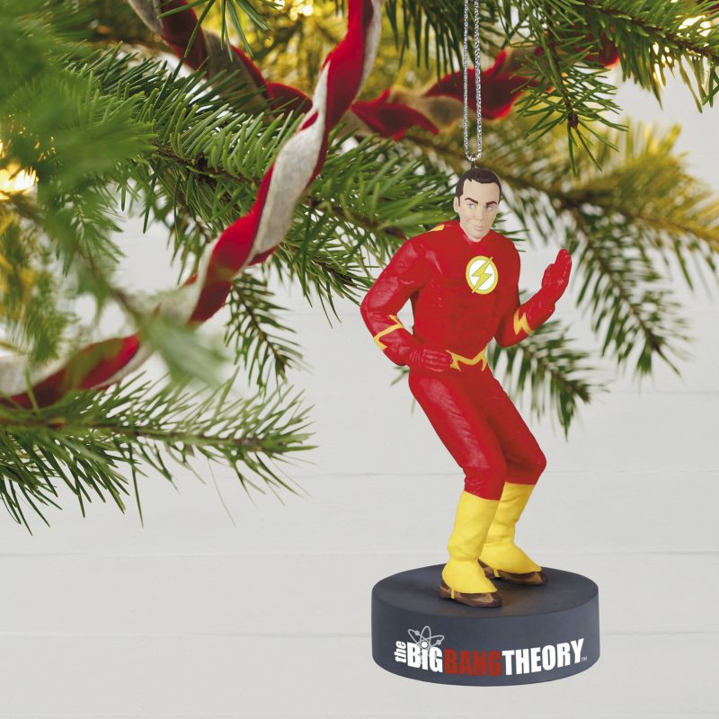 The Big Bang Theory™ Sheldon Cooper™ as The Flash™ Ornament With Sound ...
