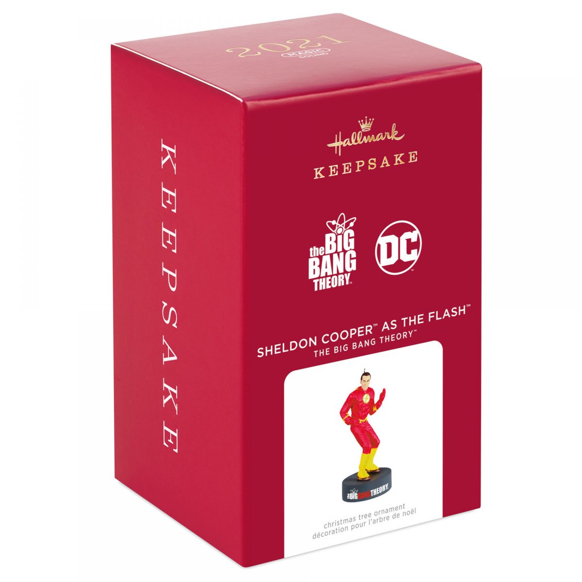The Big Bang Theory™ Sheldon Cooper™ as The Flash™ Ornament With Sound ...